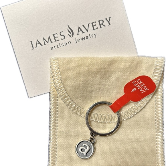 James Avery | Jewelry | James Avery Silver Ring With Initial Charm ...